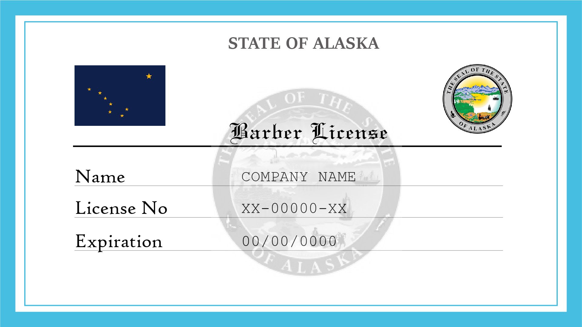 Alaska Barber License | License Lookup