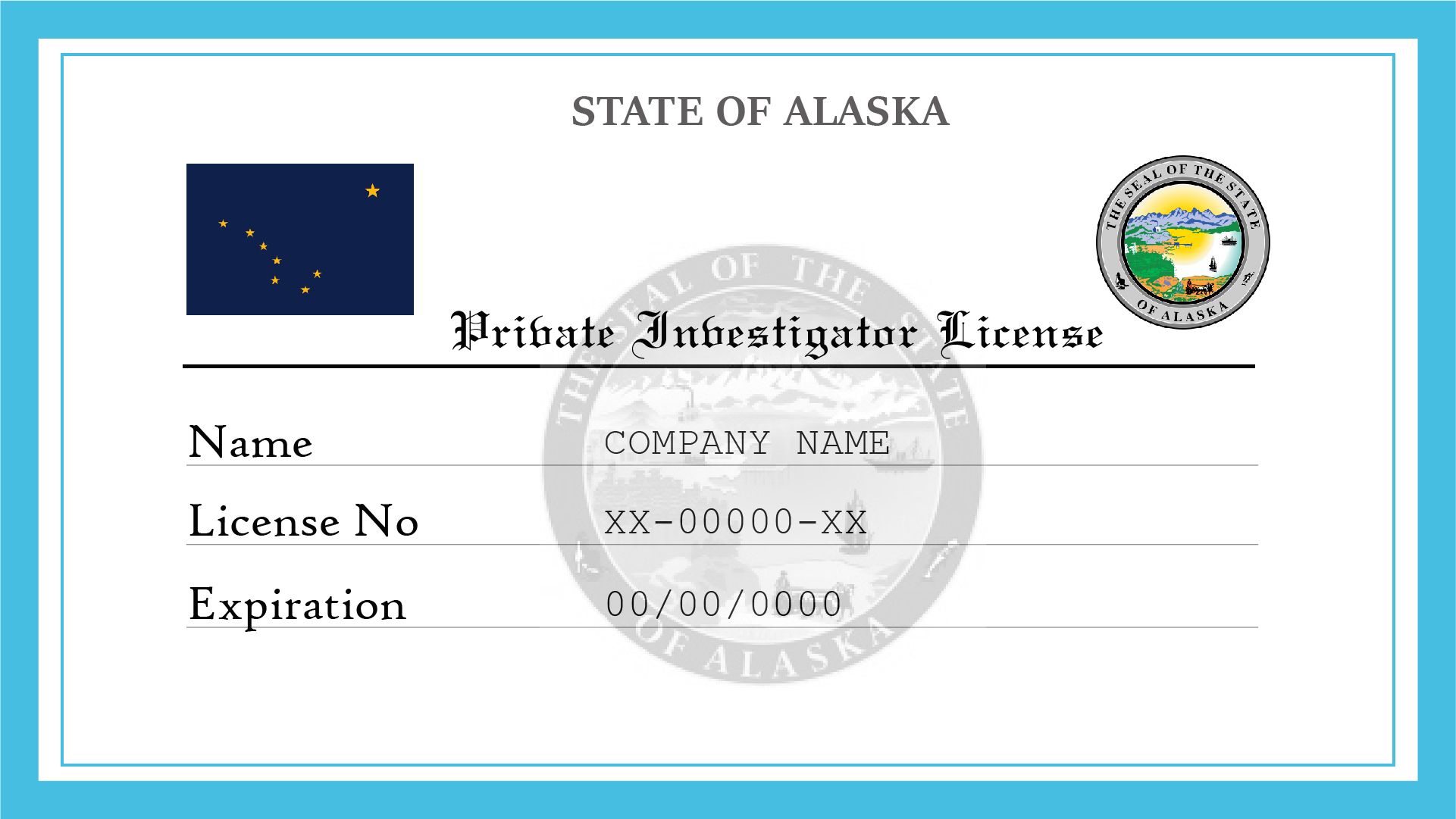 Alaska Private Investigator License | License Lookup