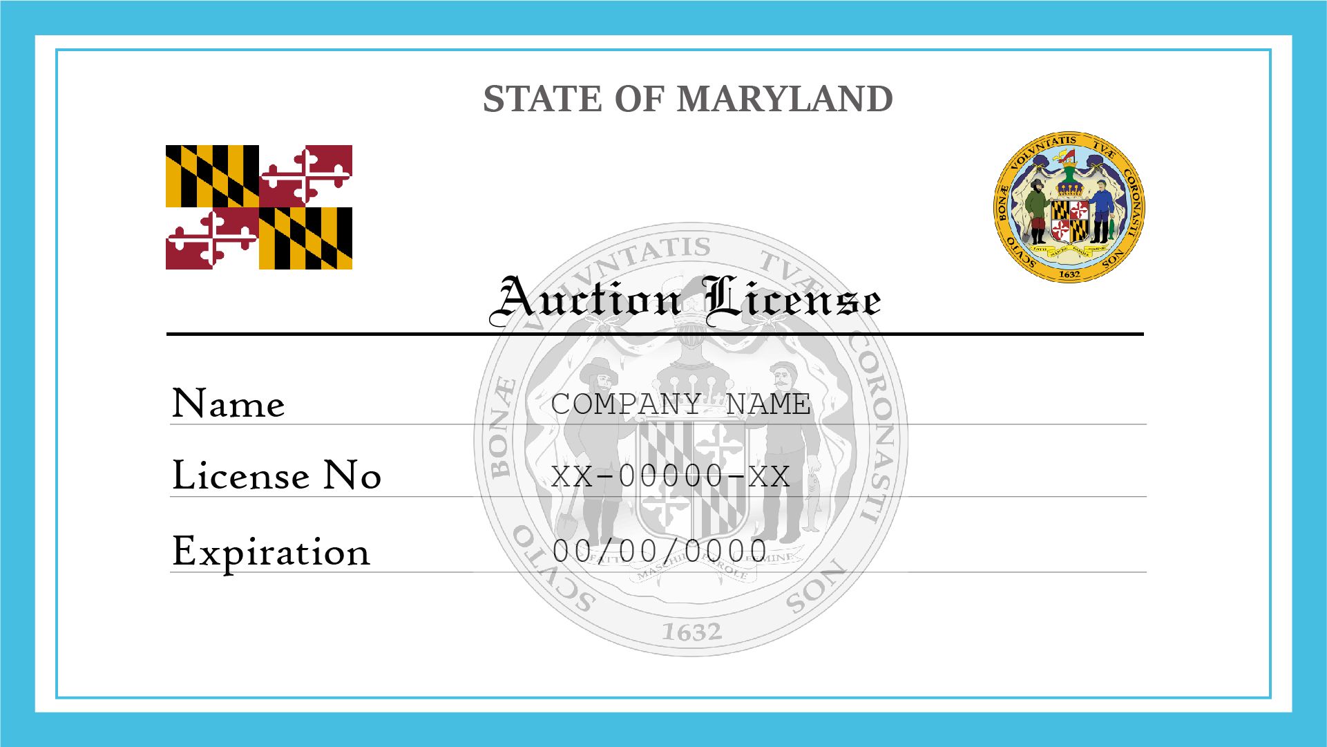 Maryland Auction License | License Lookup