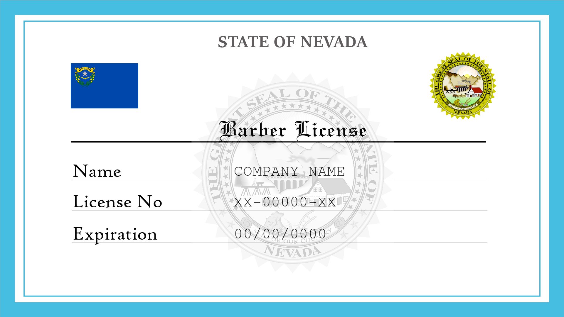 Nevada Barber License | License Lookup