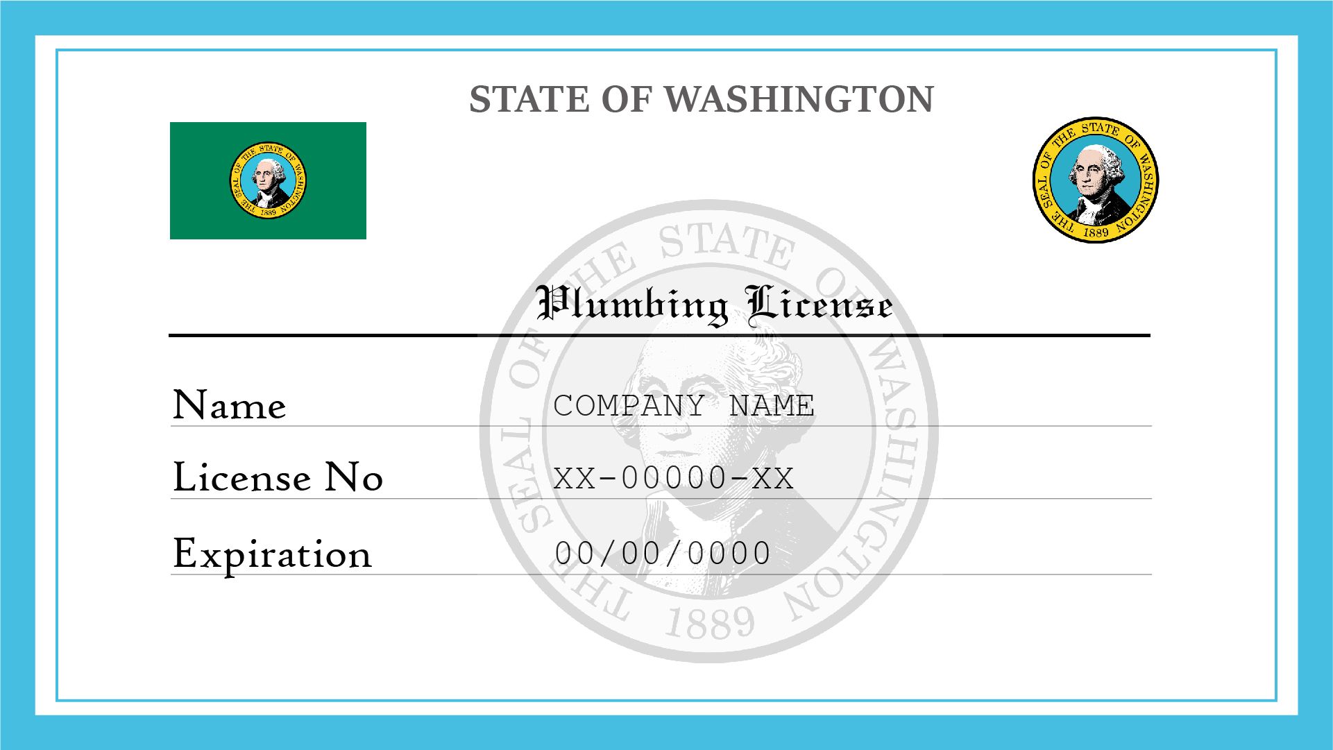Washington Plumbing License License Lookup Washington Plumbing License License Lookup