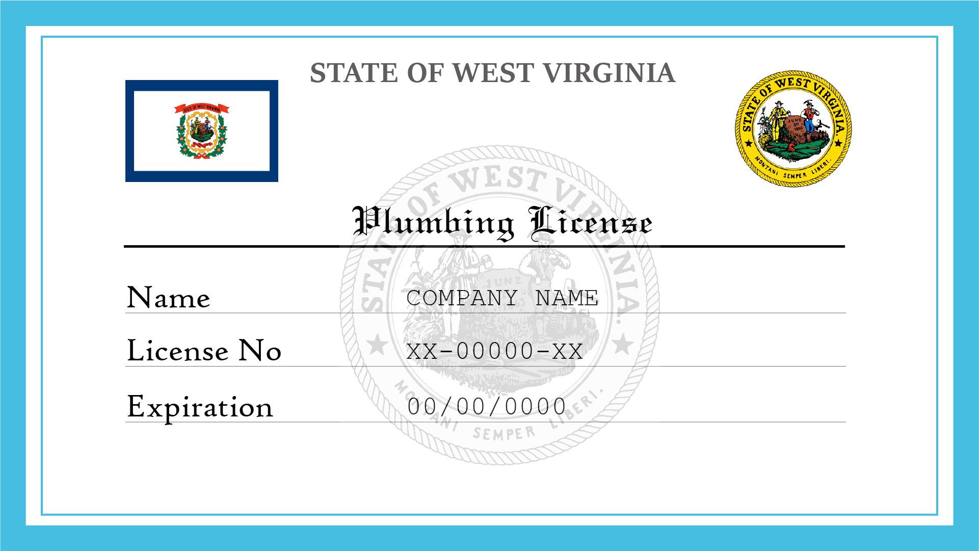 West Virginia Plumbing License | License Lookup