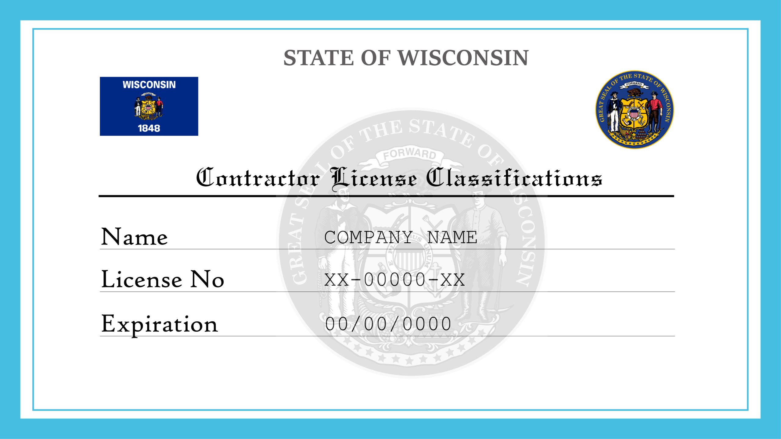 Wisconsin Contractor License Classifications | License Lookup